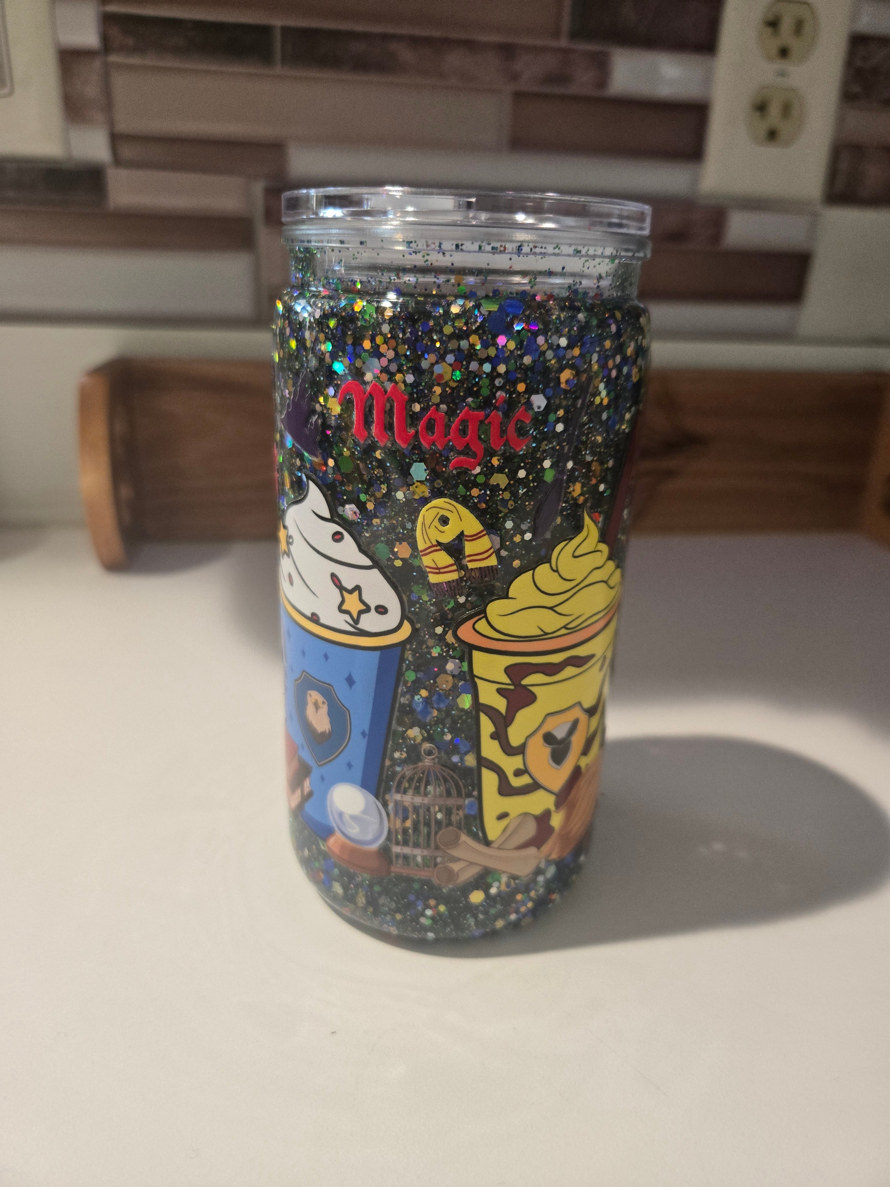 Harry potter snow globe tumbler – Sippin with Sunshine